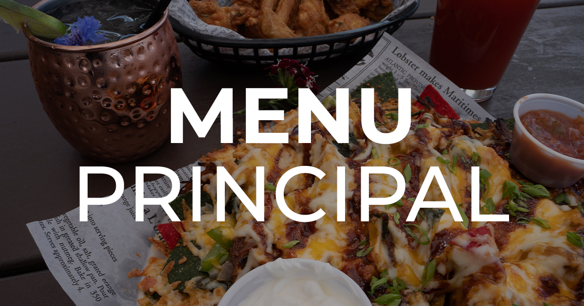 MENU PRINCIPAL | Cast & Crew Gastropub | Bathurst, NB